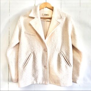 Elodie | Jackets & Coats | Elodie Ivory Boucle Jacket | Poshmark